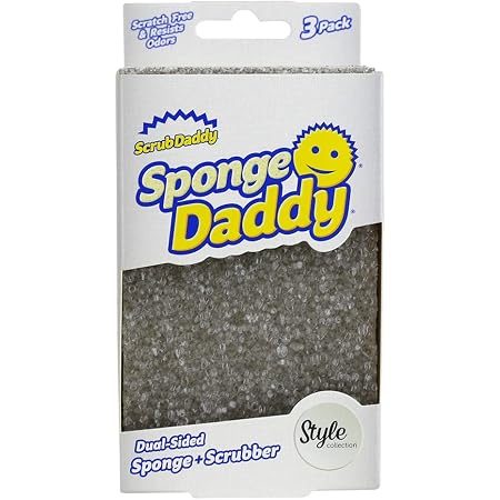 Amazon.com: Scrub Daddy Sponge Daddy Style, Dual Sided Scrubbing ...