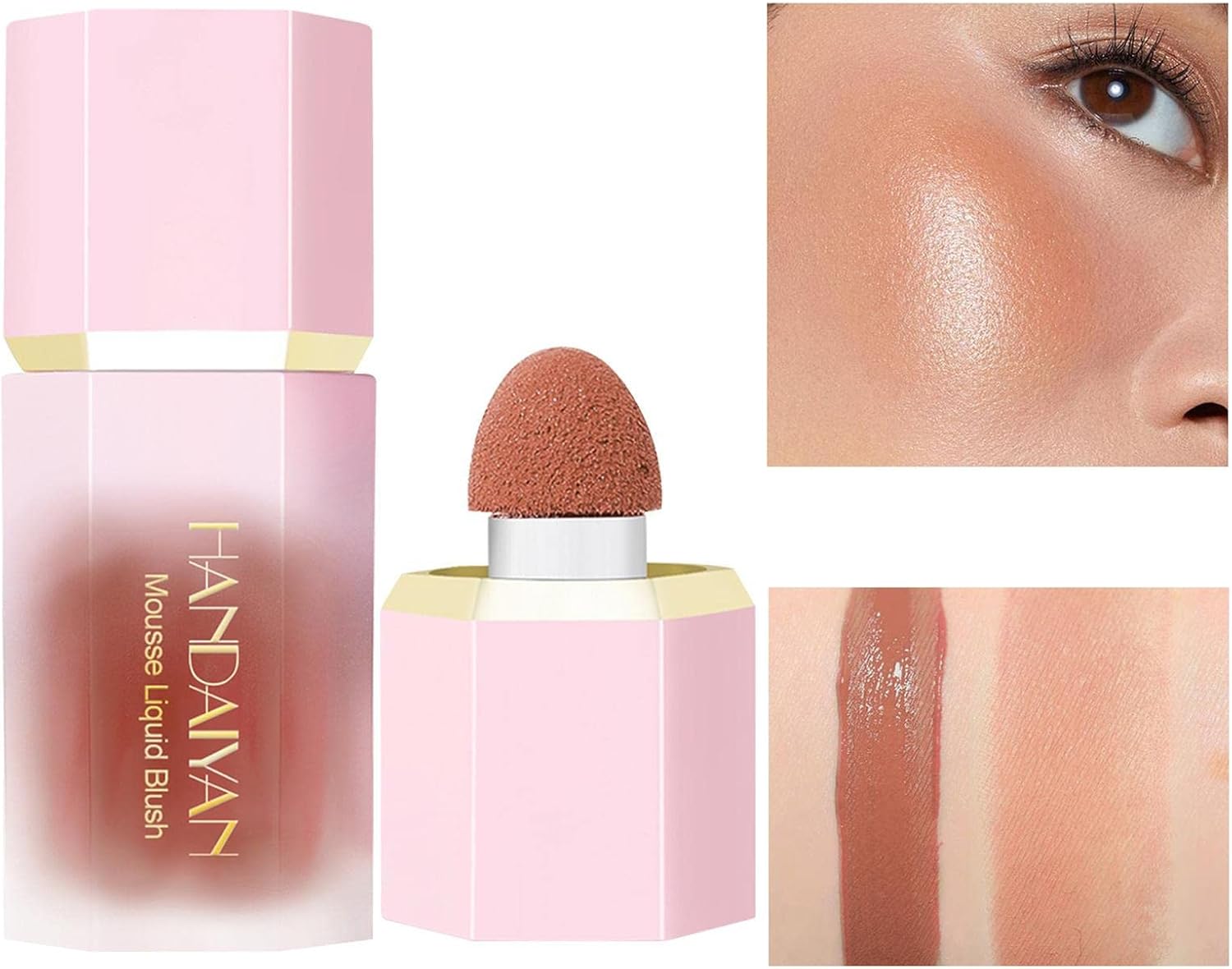 Rubor Líquido, Maquillaje De Rubor En Crema Suave A Prueba De Agua ...