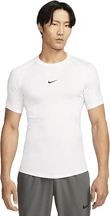 Amazon.com: Nike Pro Men's Dri-FIT Tight Short-Sleeve Fitness Top ...