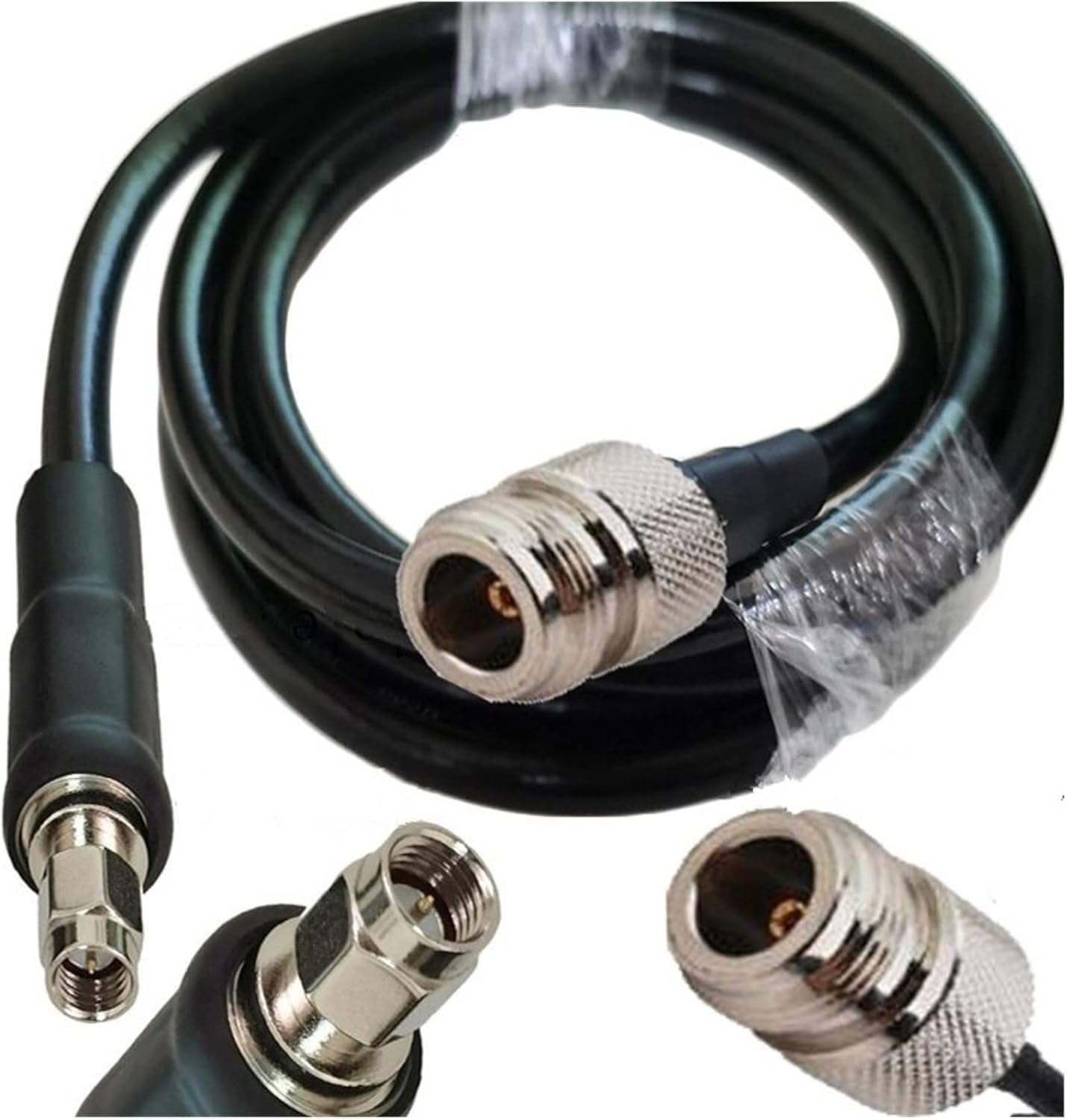 Amazon.com: N Female Jack to SMA Male pl;/UG Connector Coax Pigtail an ...
