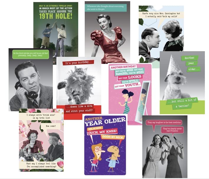 Birthday Cards Multipack of 10. Funny Birthday Cards Multipack of 10 ...