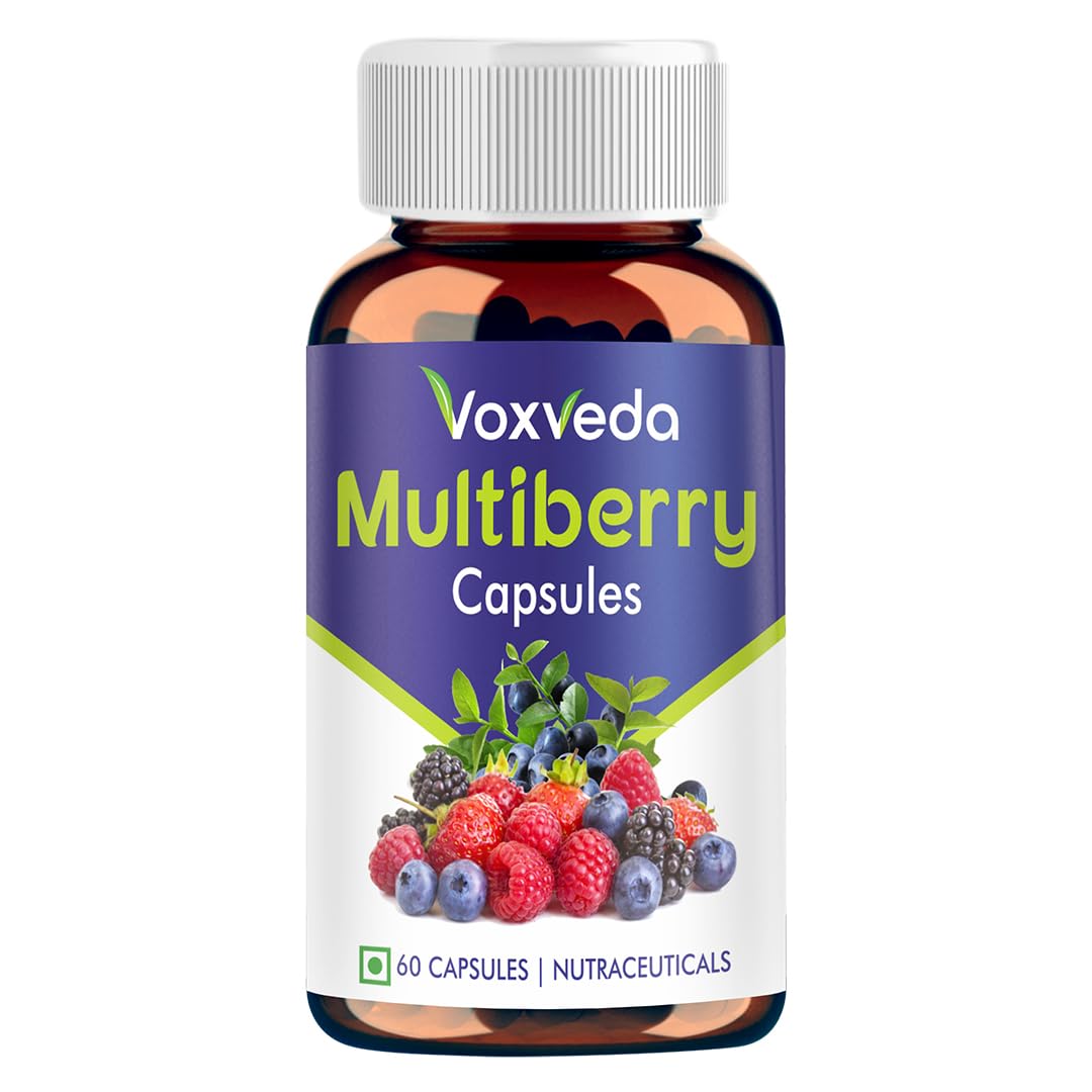 Voxveda's Multiberry Capsules - 60 Capsules | Super Antioxidant ...
