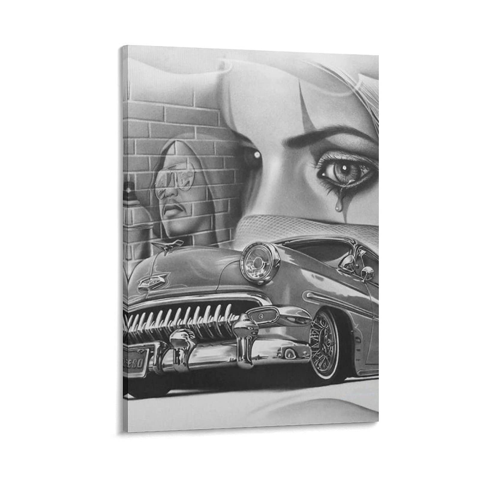 Chicano Lowrider Drawings