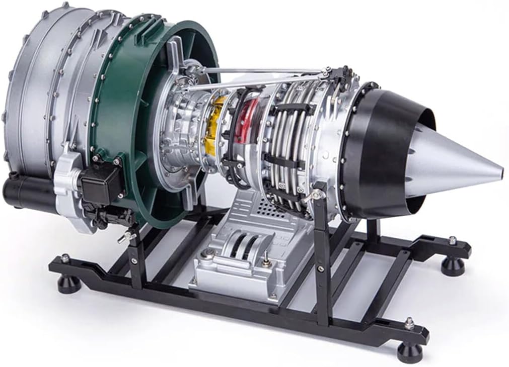 Amazon.com: CHUO Engine Model Kit, 1/10 Mechanical Dual-Spool Turbofan ...