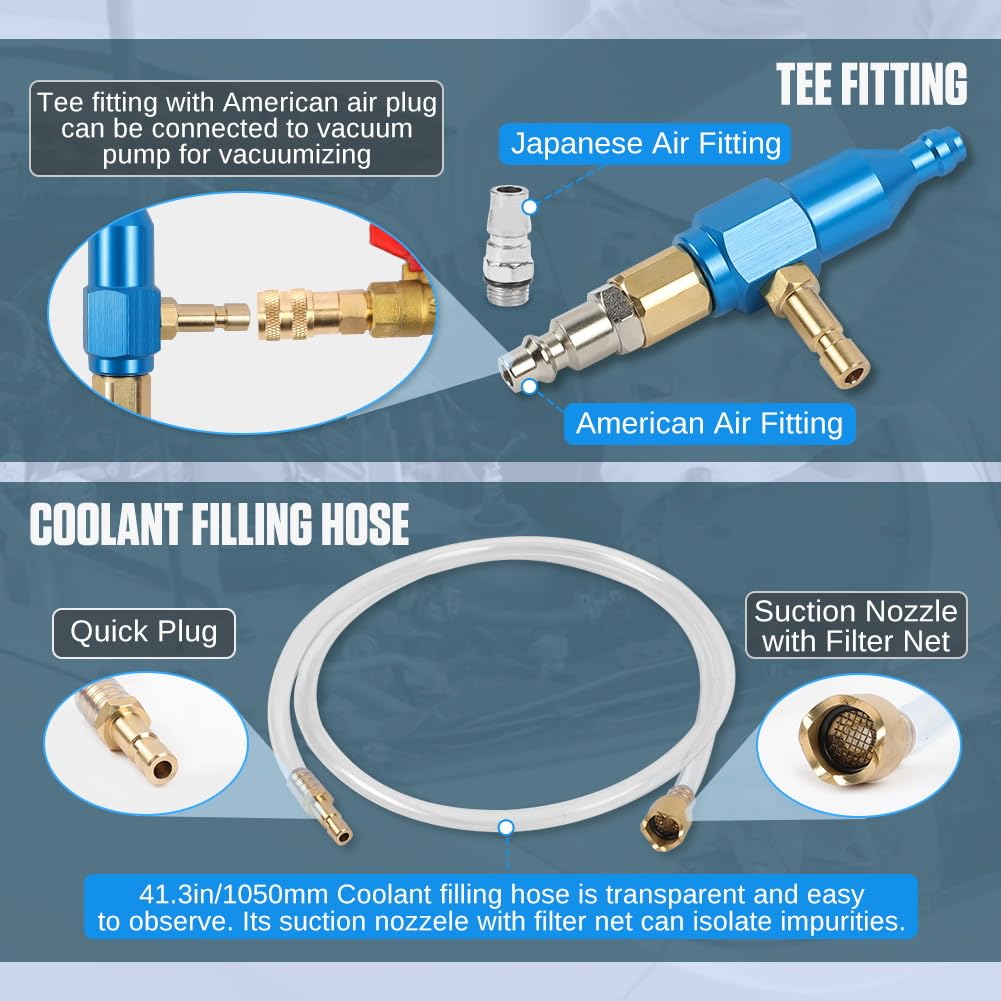Snapklik.com : Coolant Vacuum Refill Kit Time-saving Vacuum Coolant ...