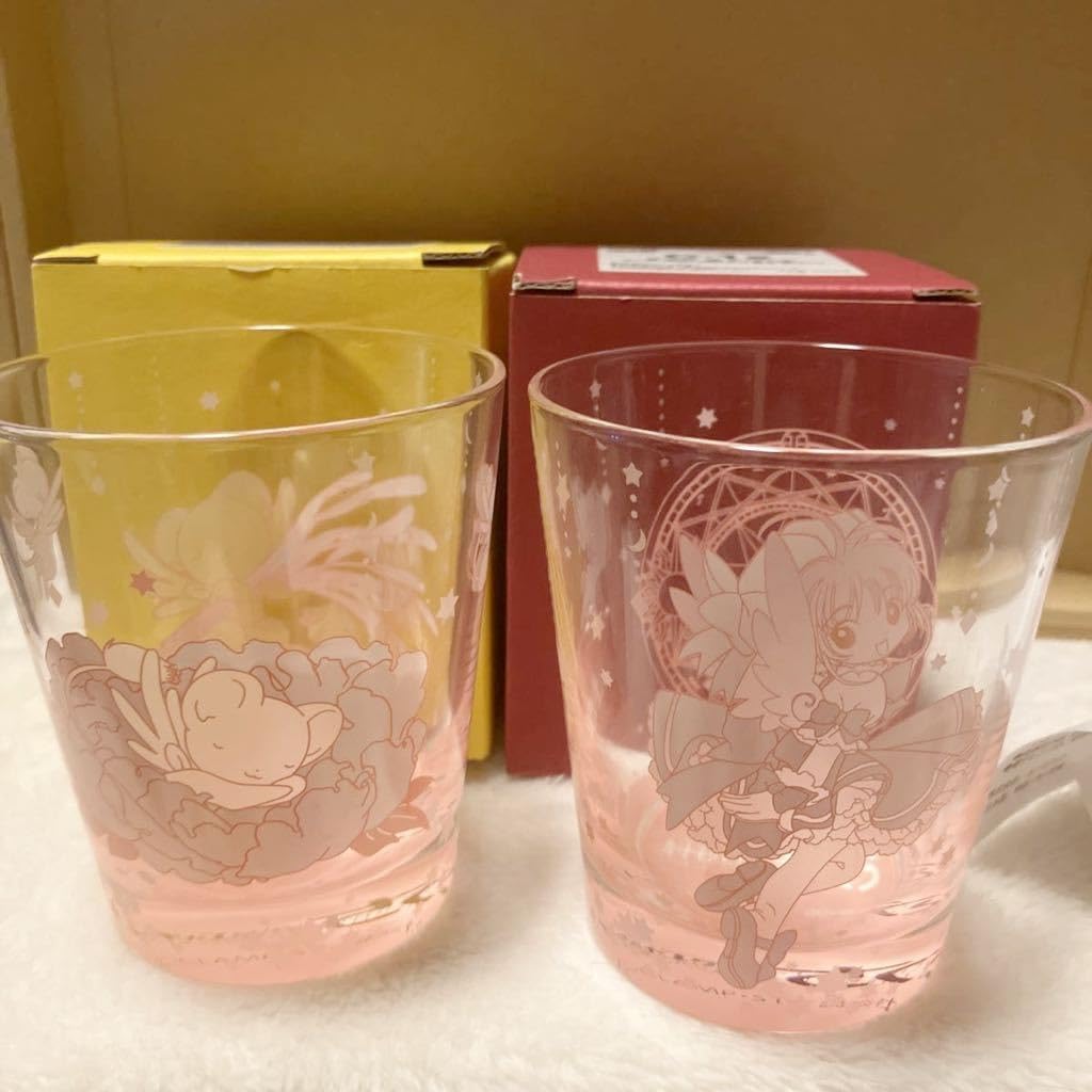 Amazon.com | ノーブランド品 Cardcaptor Sakura ANI Lottery Glass Set of 2 Kero ...