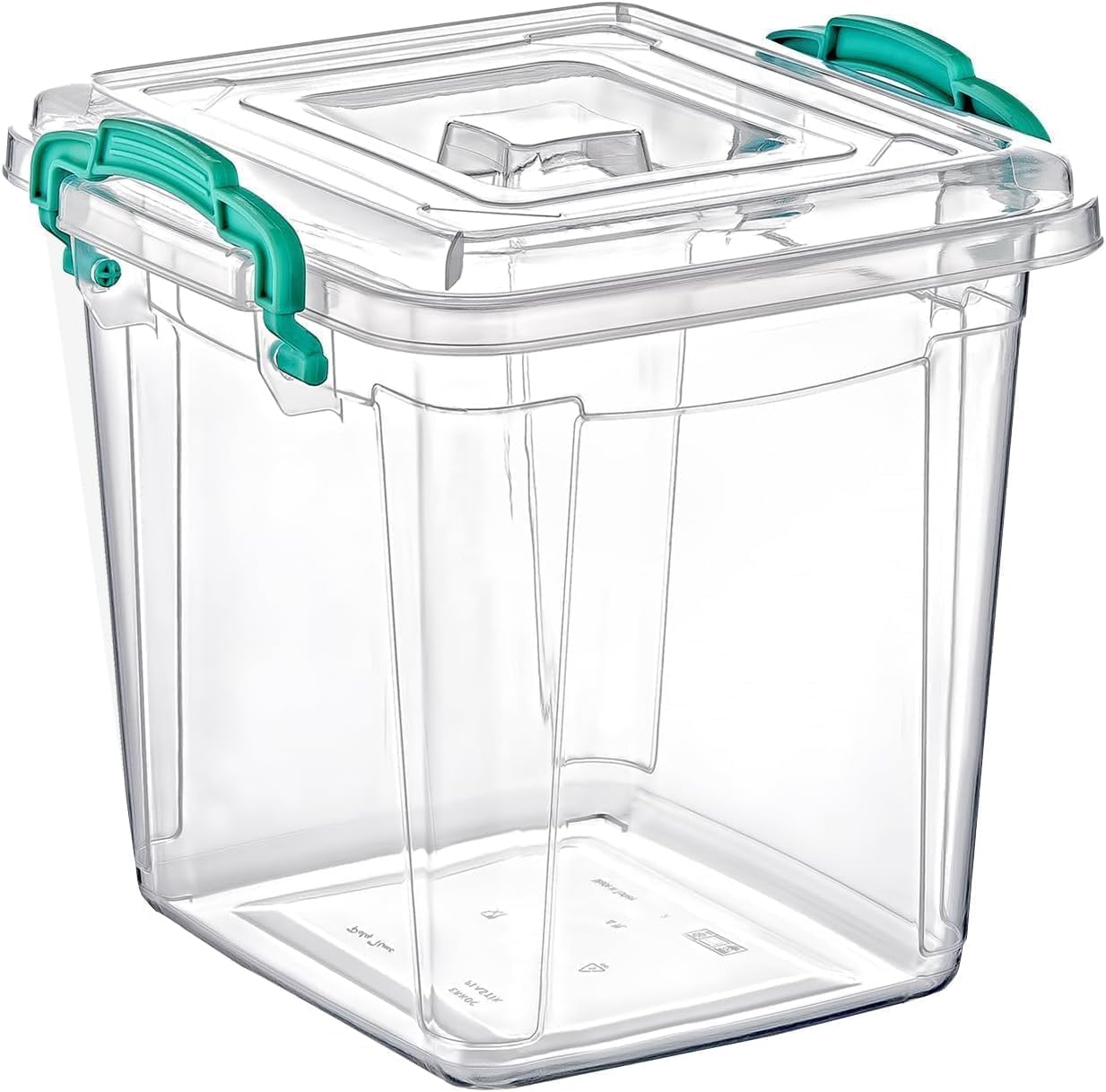 Best House | Plastic Storage Box with Clips & Lids | Size: 10L (L:26cm ...