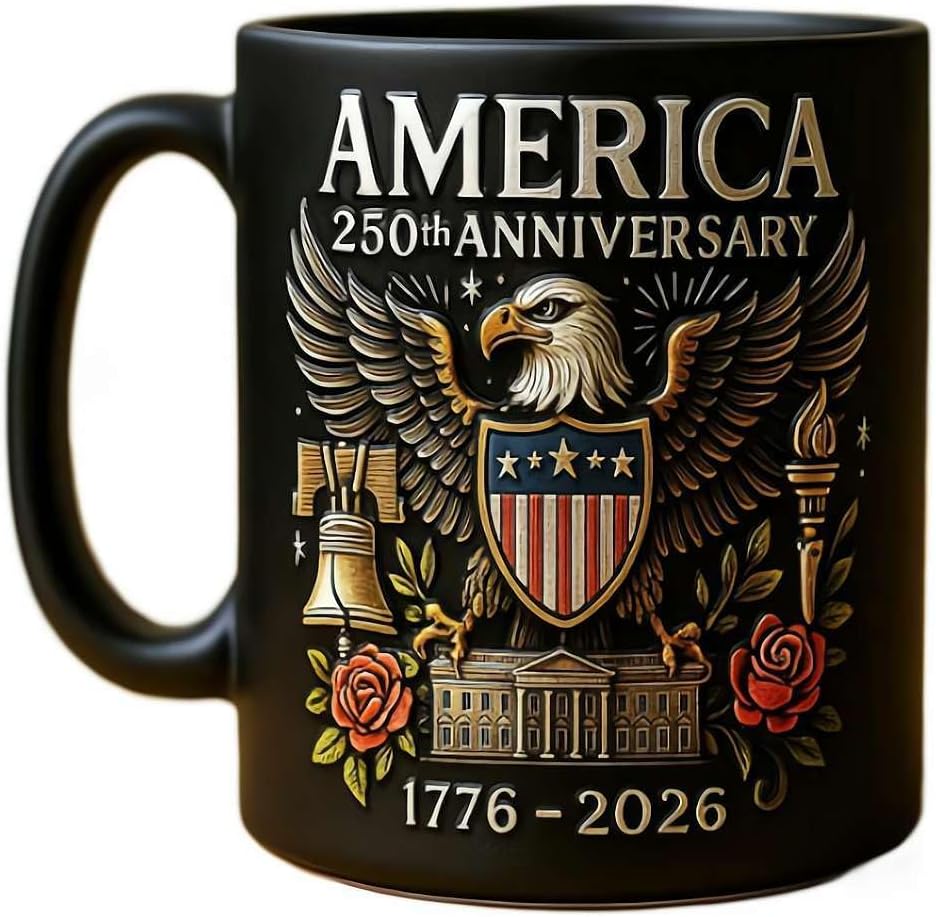 Amazon.com: U.S. 250th Anniversary Commemorative Mug – 11oz Marine ...