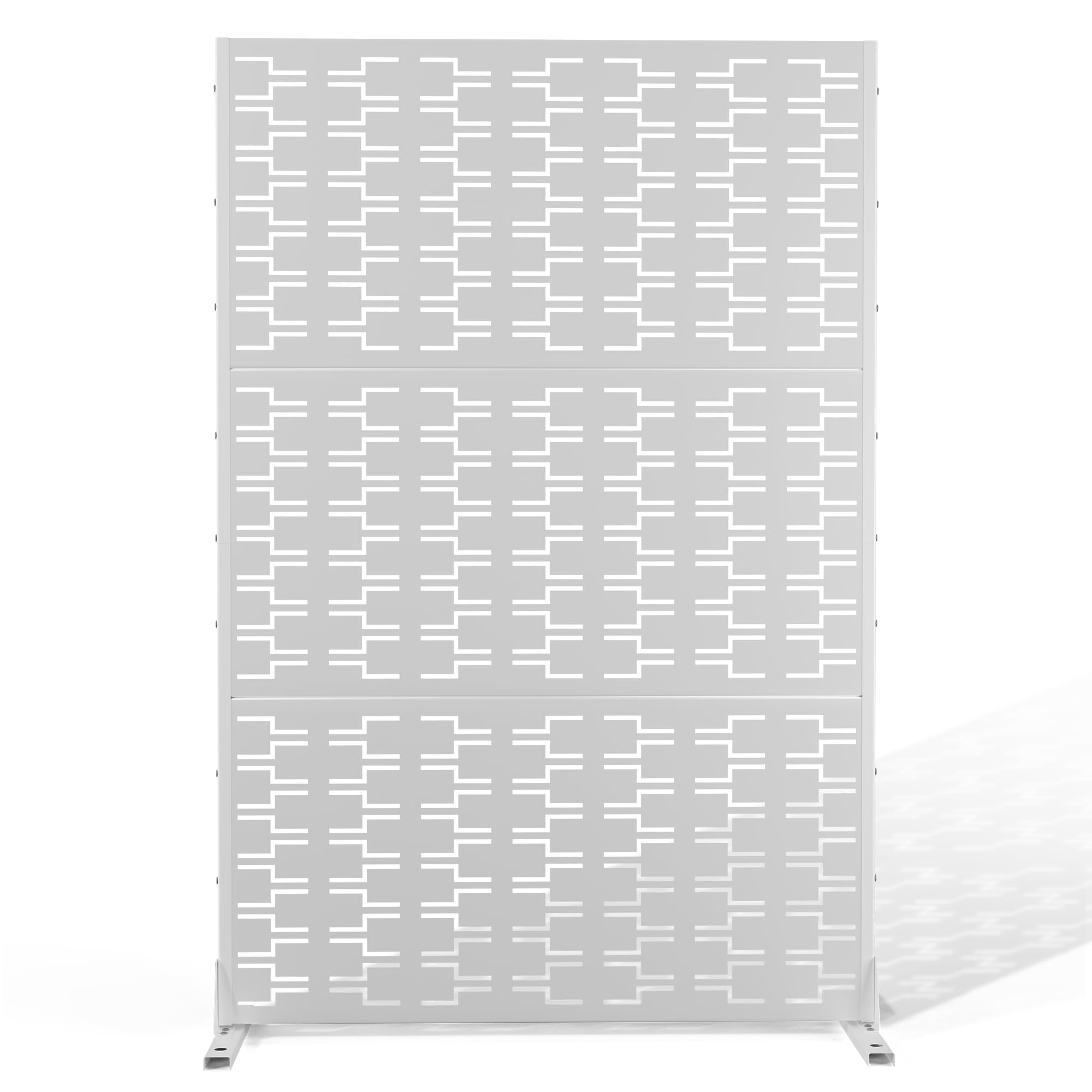 Snapklik.com : Metal Privacy Screen Outdoor 72" H47" W,Freestanding ...