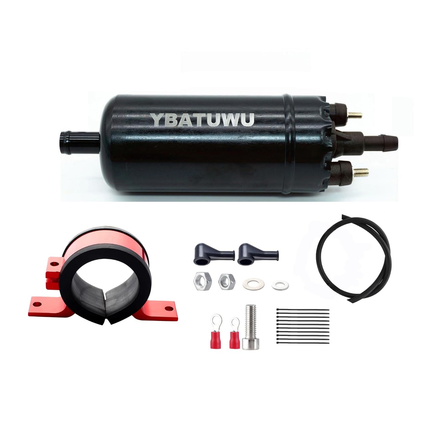Amazon.com: YBATUWU External In Line Fuel Pump: 116 PSI High Pressure ...