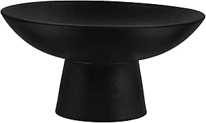 Cabilock Ceramic Fruit Bowl Footed Food Bowl Kitchen Counter Decorative Pedestal Bowl Large ...