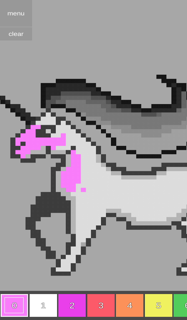 Pegassus Coloring by numbers - App on Amazon Appstore