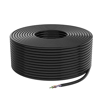 CP Plus Cat6 STP Cable | 100 Meter Drum | Solid Bare Copper Conductor ...