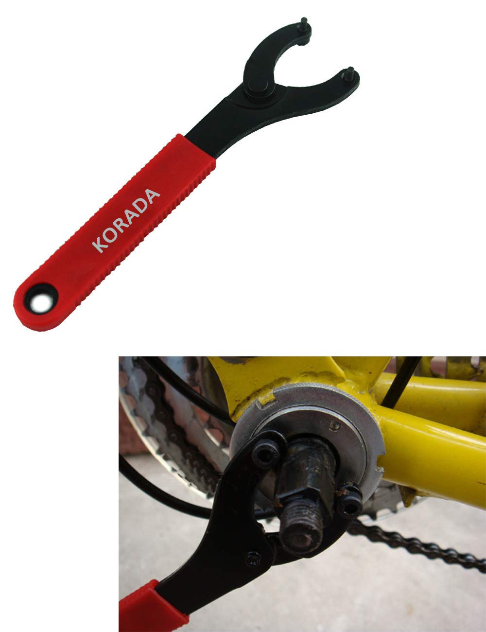 Amazon.com : KORADA Bike Bottom Bracket Wrench - Bicycle Bottom Bracket ...