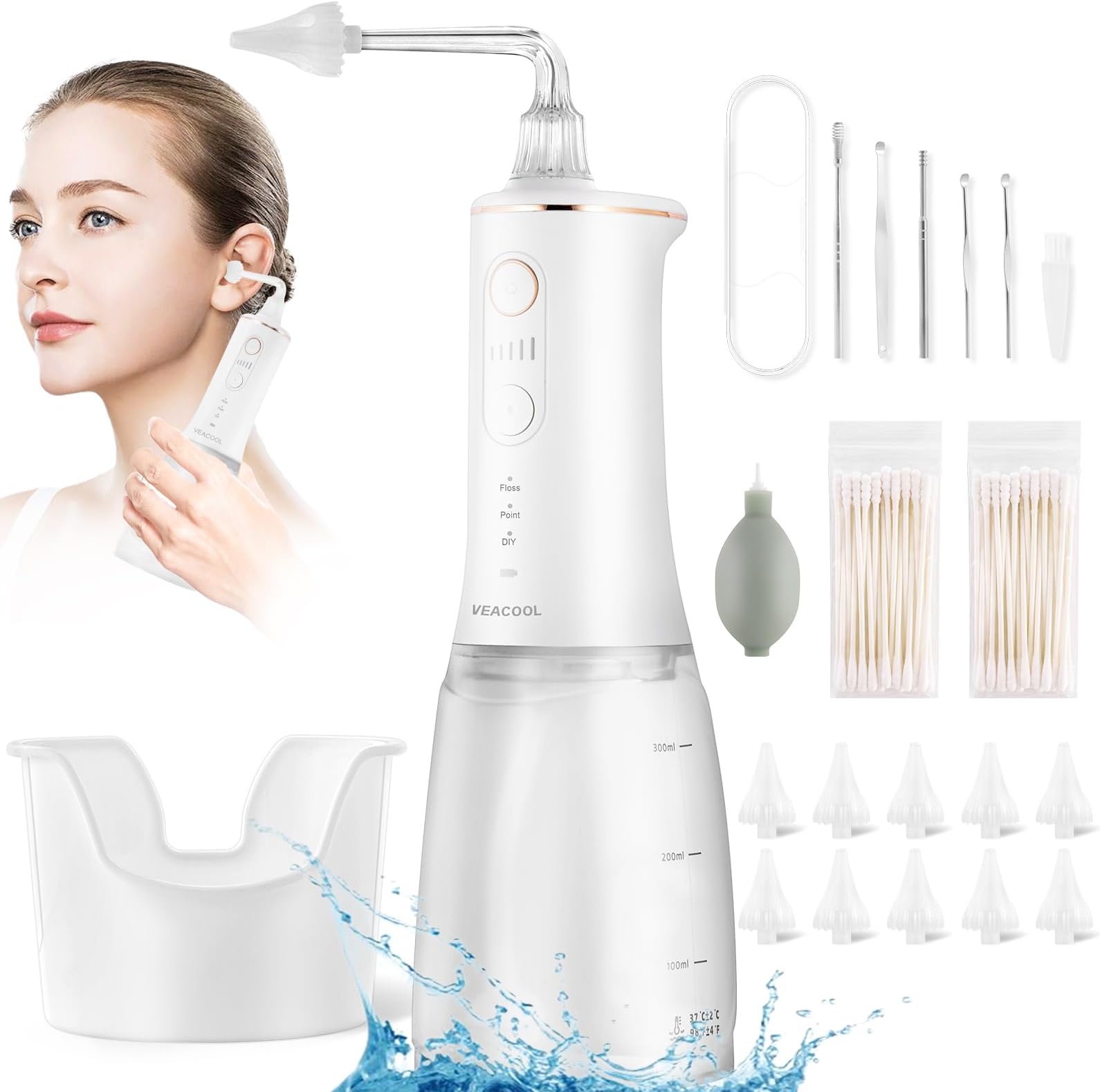 Amazon.com: Ear Wax Removal, Electric IPX7 Ear Cleaner, Ear Wax Removal ...