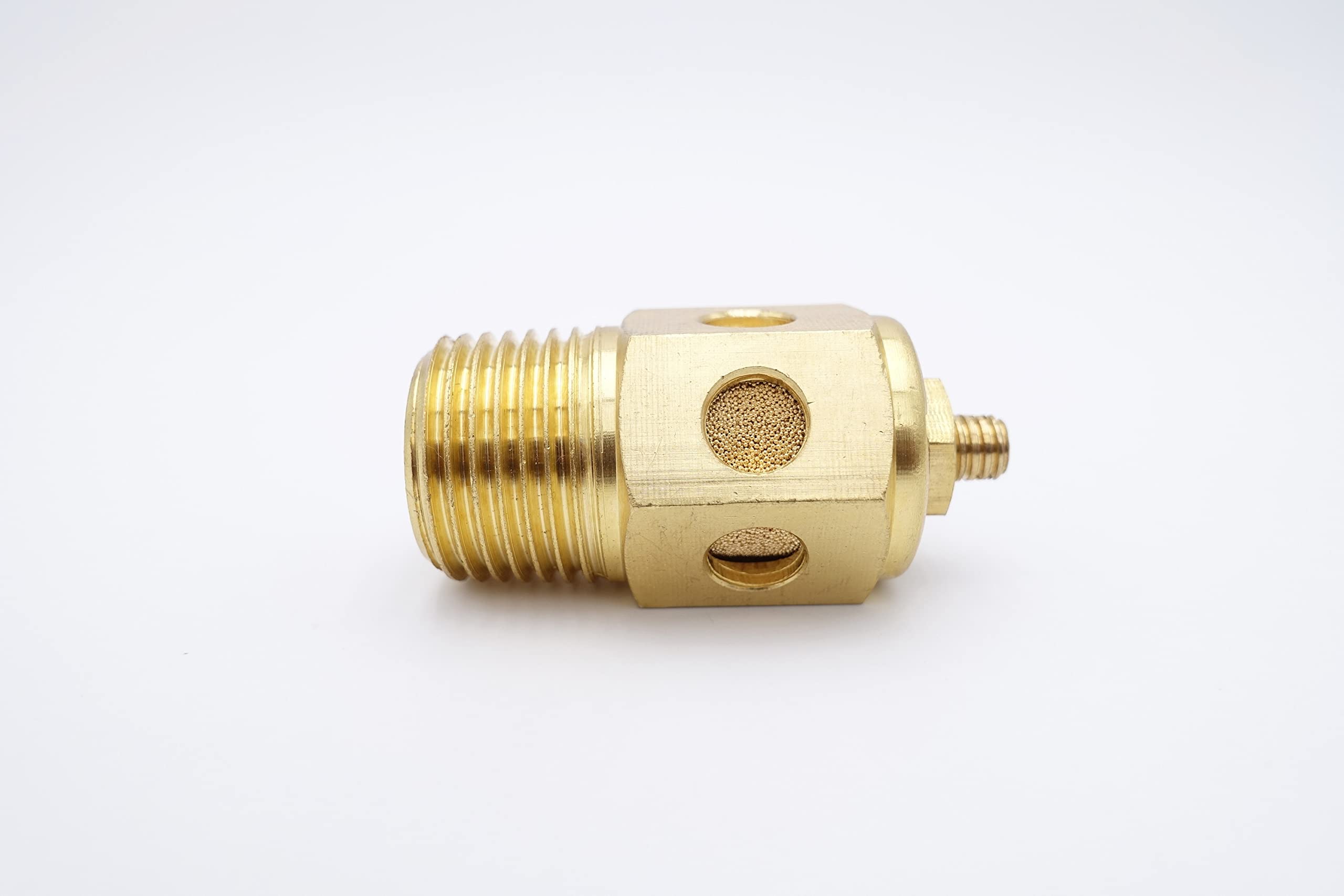 Snapklik.com : IVLPHA Pneumatic Air Muffler, Sintered Bronze Brass ...