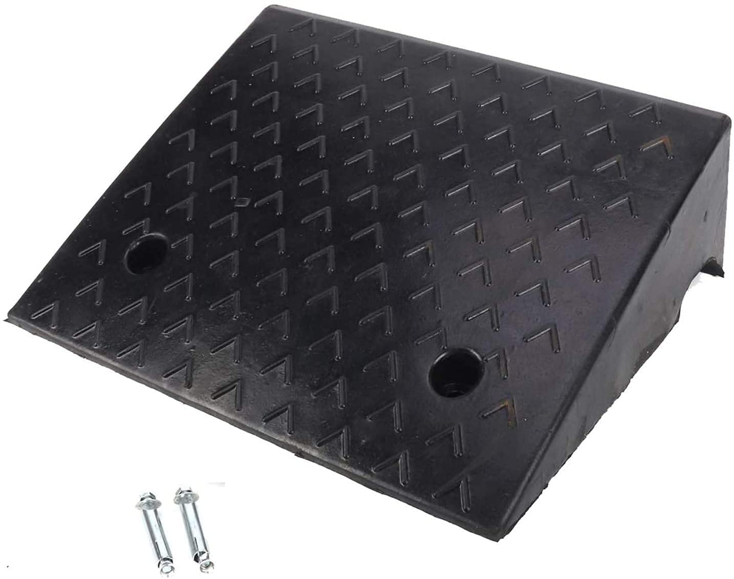 Buy tonchean Rubber Kerb Ramp Non Slip Curb Ramp With 2 Bolts Door Step ...