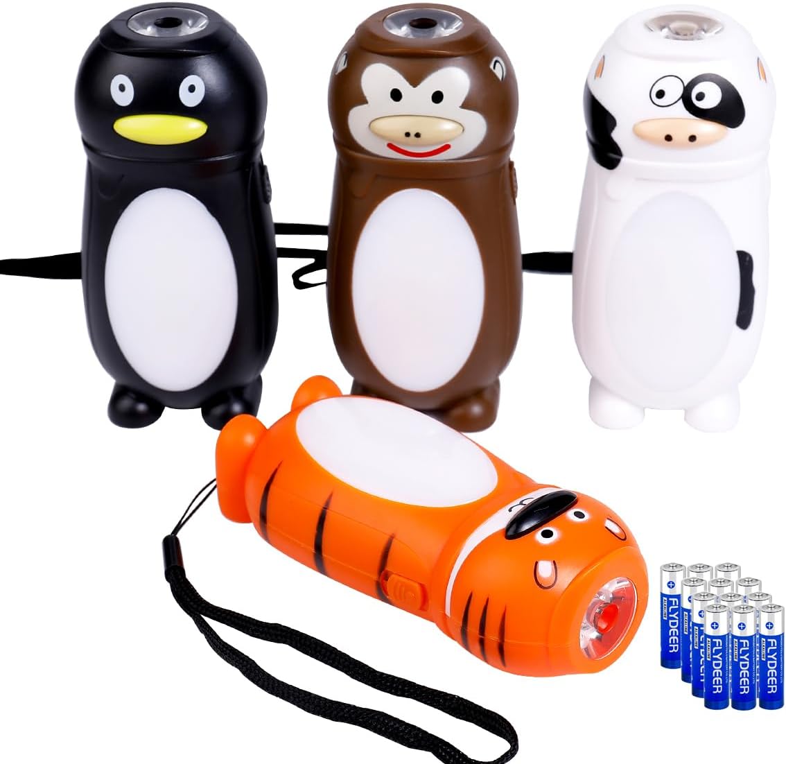 KunHe 4 Pack Stocking Stuffers Christmas Gifts Kids Small Mini LED ...