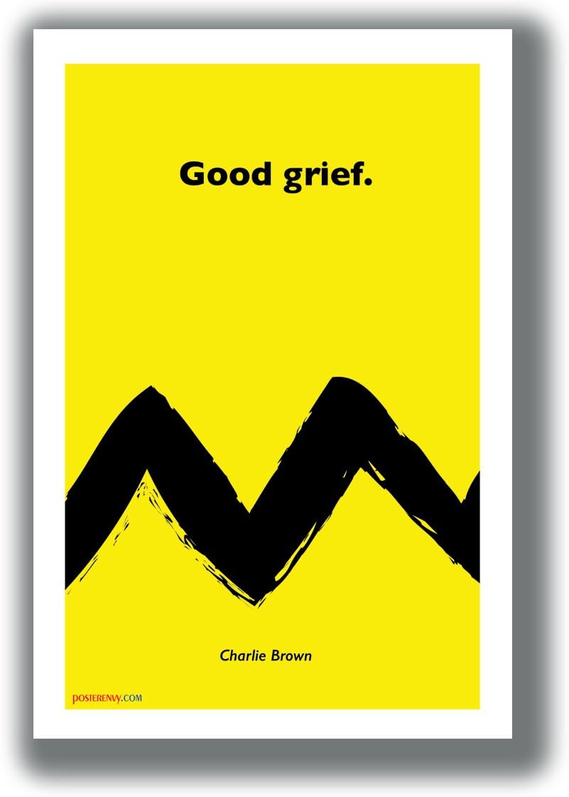 Amazon.com: Good Grief - Charlie Brown - NEW Funny Novelty Peanuts ...