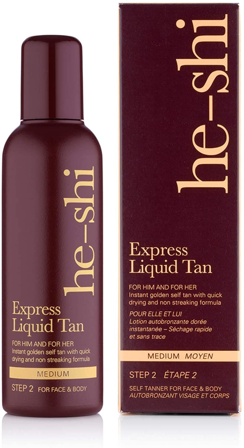 He-Shi Express Liquid Tan Flüssiger Sofort-Selbstbräuner - kein ...