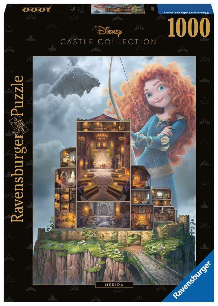 Amazon.com: Ravensburger Disney Castle Collection: Merida 1000 Piece Jigsaw Puzzle for Adults ...