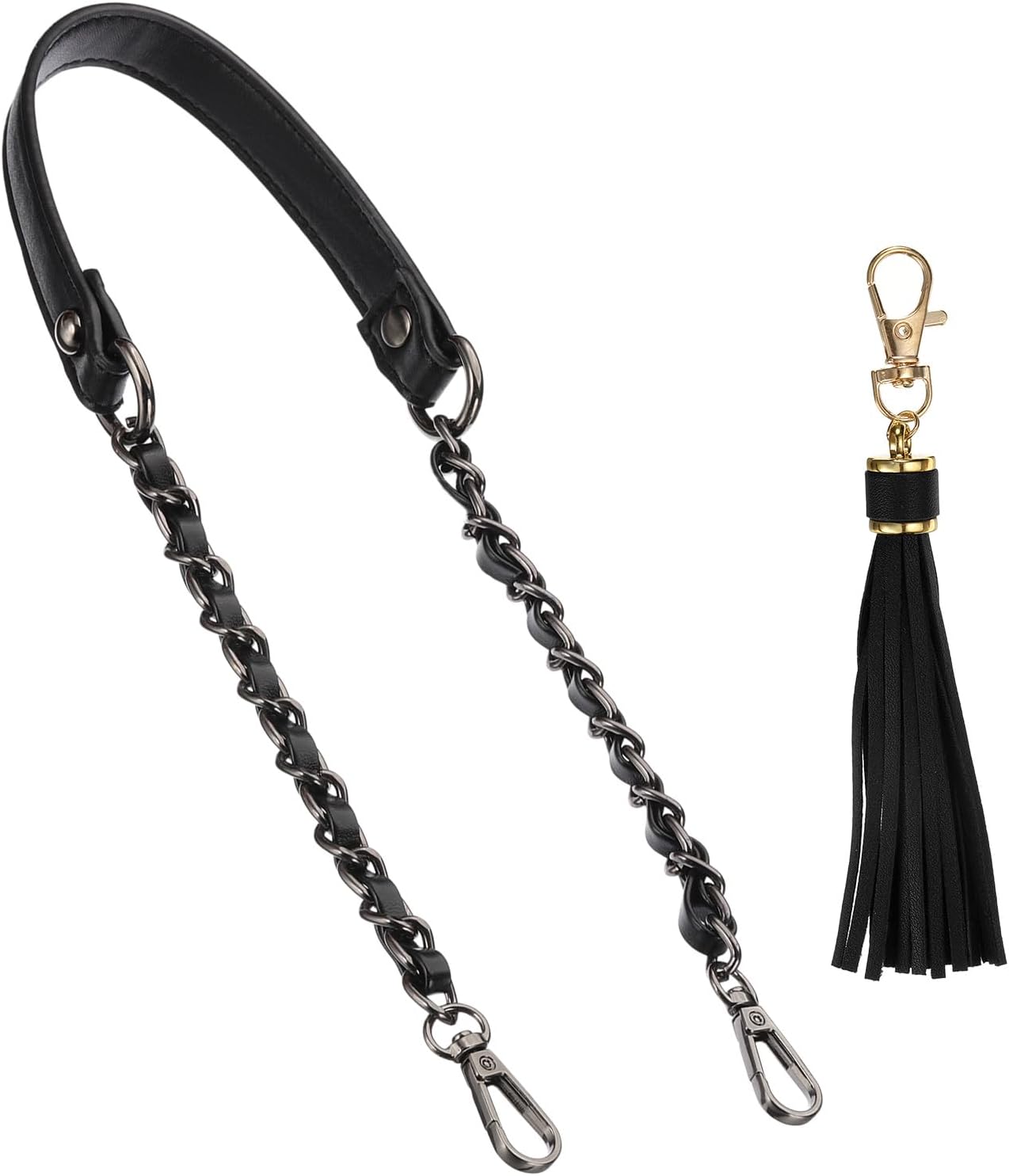 Amazon.com: PATIKIL Purse Chain Strap, 24 Inch Leather Chain Straps ...