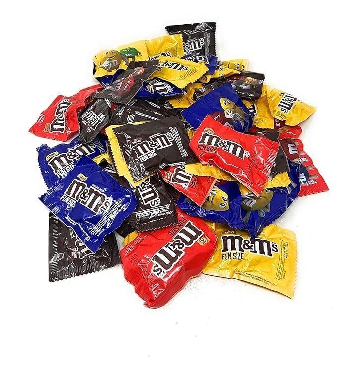 Amazon.com : MM Assorted Fun Size Packs-1.5 lbs Packs Milk Chocolate ...