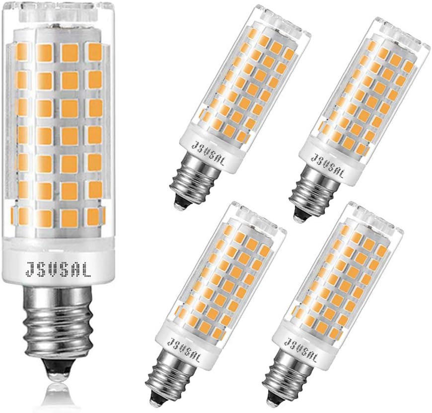 E11 LED Bulb 5W Dimmable, 50W or 60W E11 Halogen Bulb Replacement, Warm ...