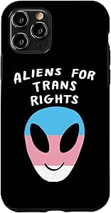 Amazon.com: iPhone 11 Pro Aliens For Trans Rights LGBTQIA Aesthetic Pride Flag Space Case : Cell ...