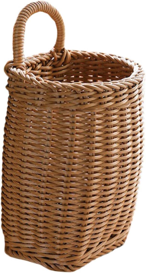 1Pc Kitchenware hanging basket front door hanging basket rattan hanging ...