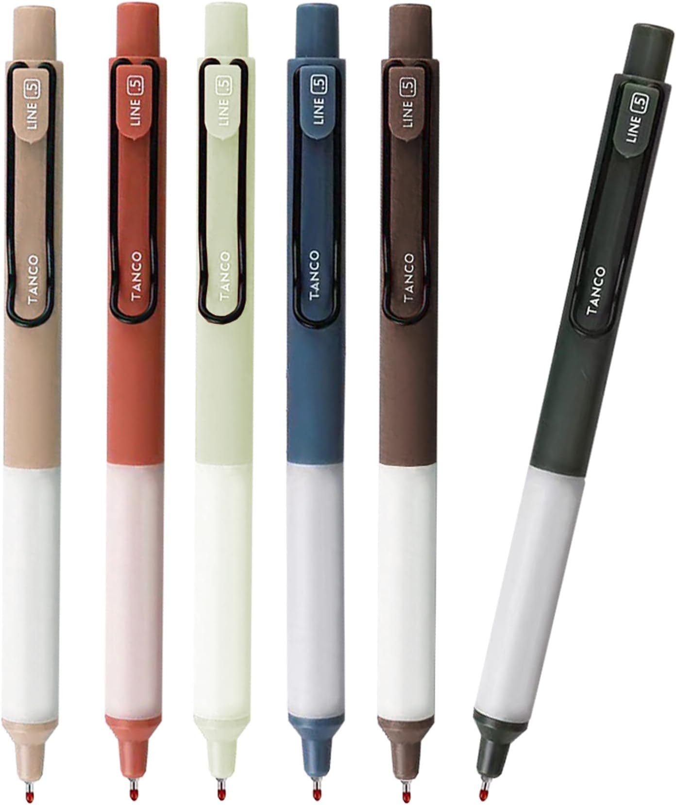 HeTaoCat Retractable Gel Pens, 0.5mm Fine Point, Quick Drying, Writing ...
