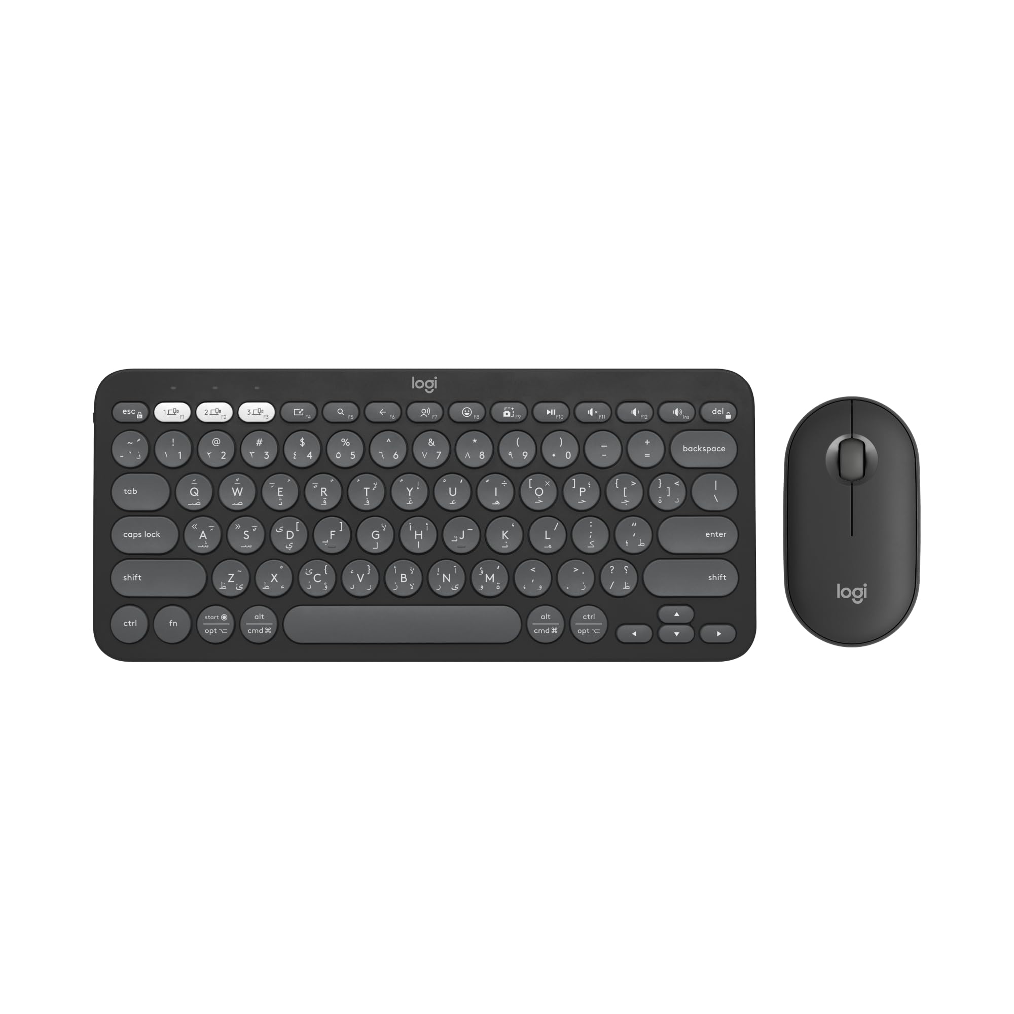 Logitech Pebble 2 Combo, Wireless Keyboard and Mouse, Quiet and ...
