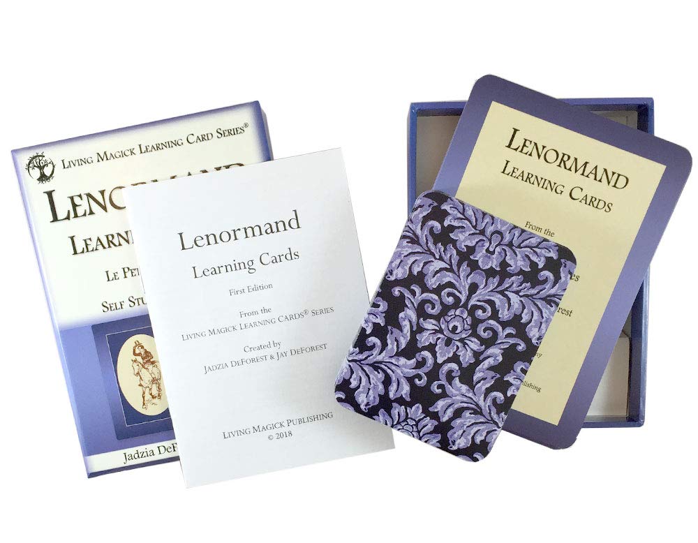 Snapklik.com : Lenormand Learning Cards - Self Study Flash Cards ...