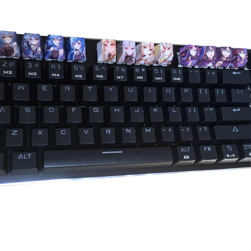 Buy 12 keycap Set, 5-Side Dye-subbed PBT Keycaps, R4 Keycaps, DIY ...