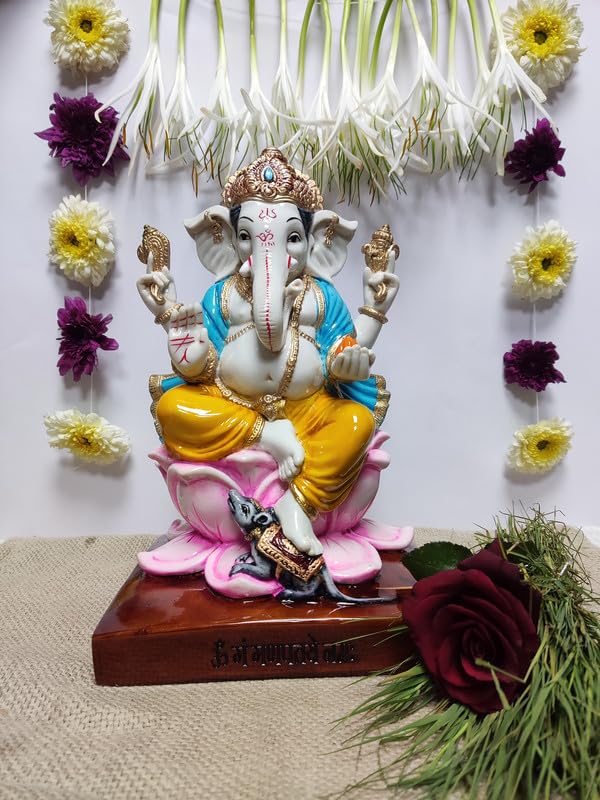 Buy PRATIMA Polyresin Ganesh Idol|Vinayaka Statue|Ganpati Murti|Ganesha ...