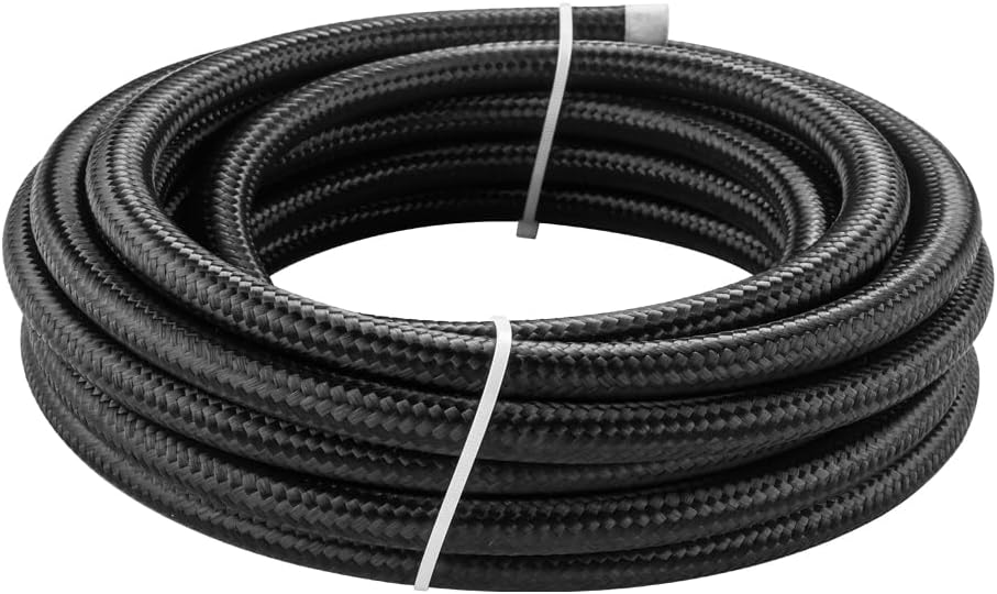 Amazon.com: 8AN Fuel Line, 1/2" Braided Fuel Hose Nylon CPE hose for ...