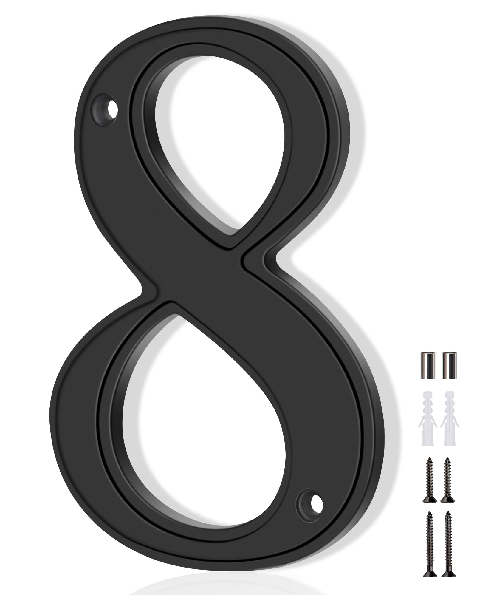 Snapklik.com : House Numbers 8, House Address Numbers, Black Large ...