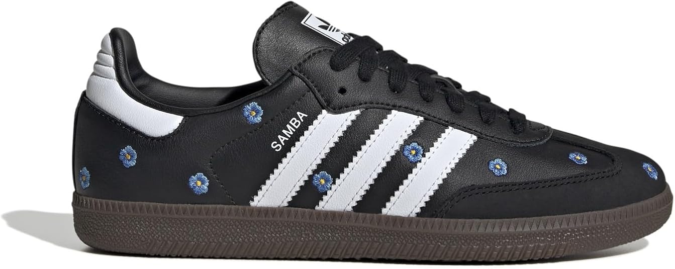 Amazon.com | adidas Originals SAMBA OG W Flower Embroidered Samba ...
