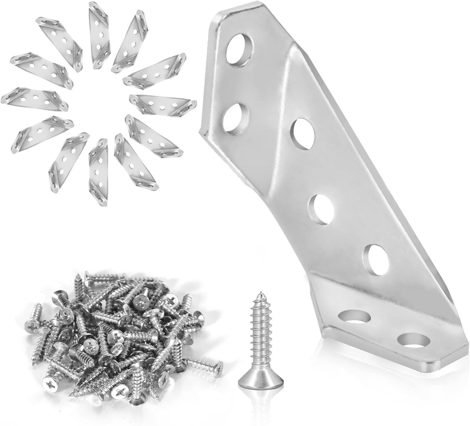 Amazon.com: Kerf Mount Corner Bracket, Set of 4，Surface Mount Corner ...