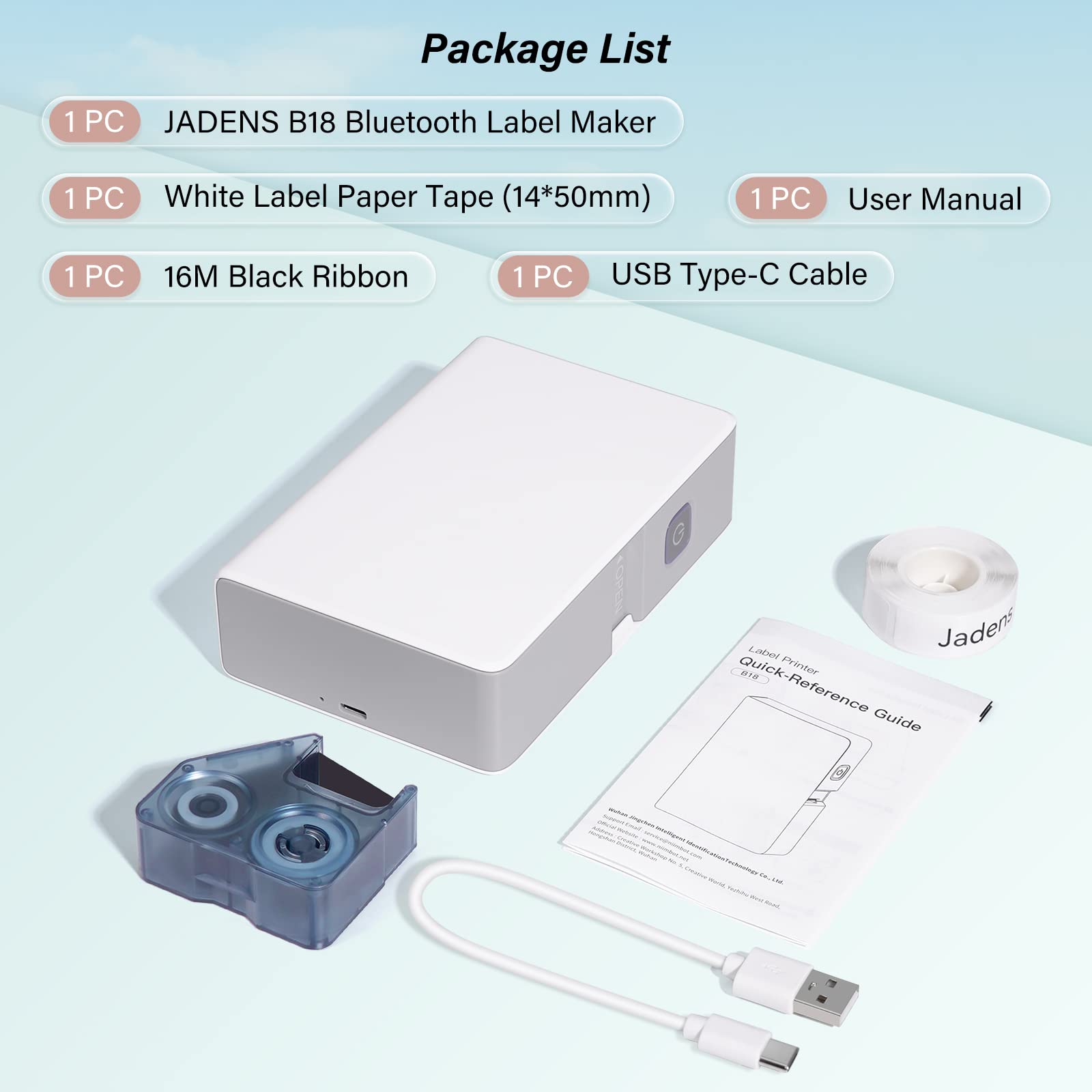 Snapklik.com : B18 Label Makers, Bluetooth Label Makers For Home ...