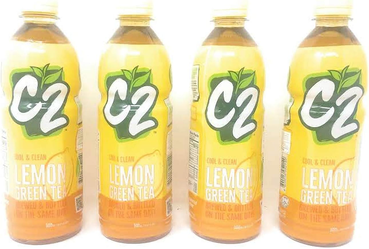 Amazon.com : C2 Lemon Green Tea 500ml, 4 Pack : Grocery & Gourmet Food