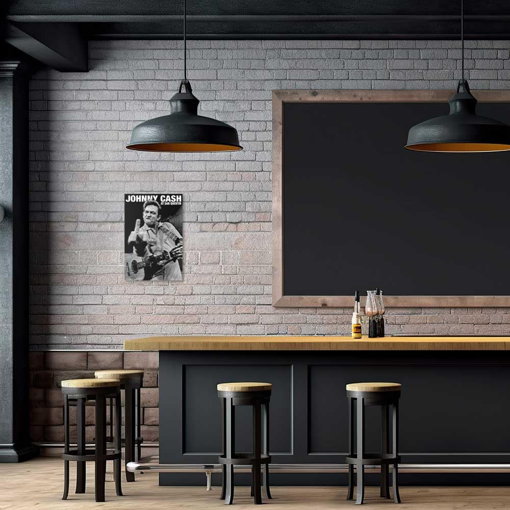 Snapklik.com : Johnny Cash - San Quentin Mini Poster - Officially ...