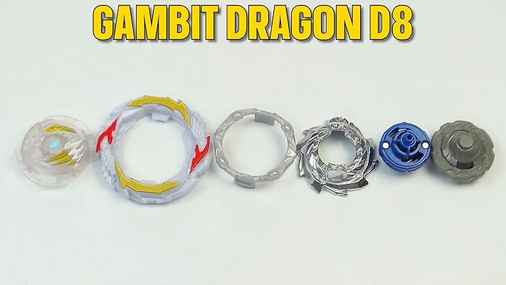 Beyblade Burst QuadStrike Gambit Dragon D8 and India | Ubuy