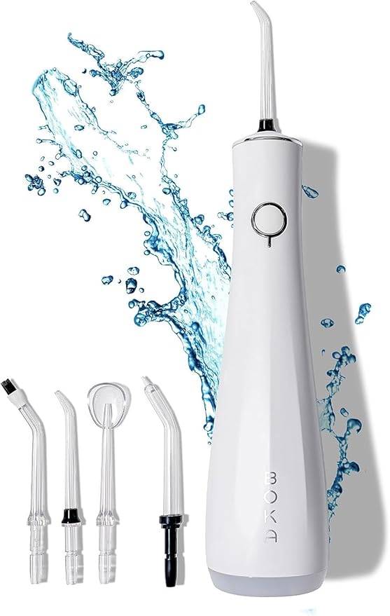 Amazon.com: Boka Advanced Water Flosser for Teeth Cleaning, Gums & Braces w/Travel Bag - 3 ...