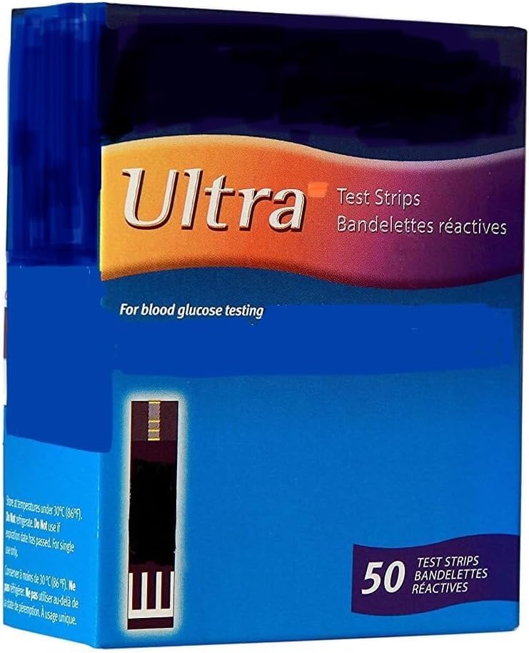 Amazon.com: Generic Strips Only for Ultra Glucometer 50 Count : Health ...