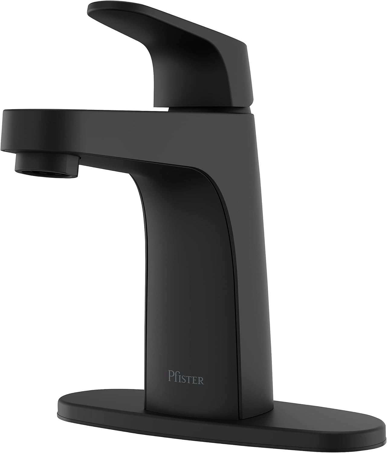 Matlock Matte Black Bathroom Faucet, Single Handle, Single Hole ...