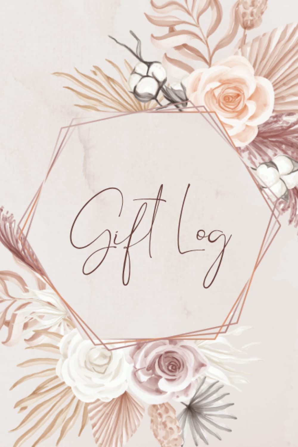 Boho Floral Gift Log, Wedding Gift Log, Wedding Gift Tracker, Bridal ...