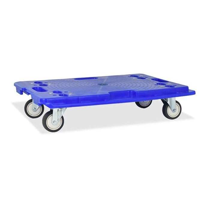 Buy JINHAN Foldable Push Cart, Portable Handling Trolley Platform Cart ...