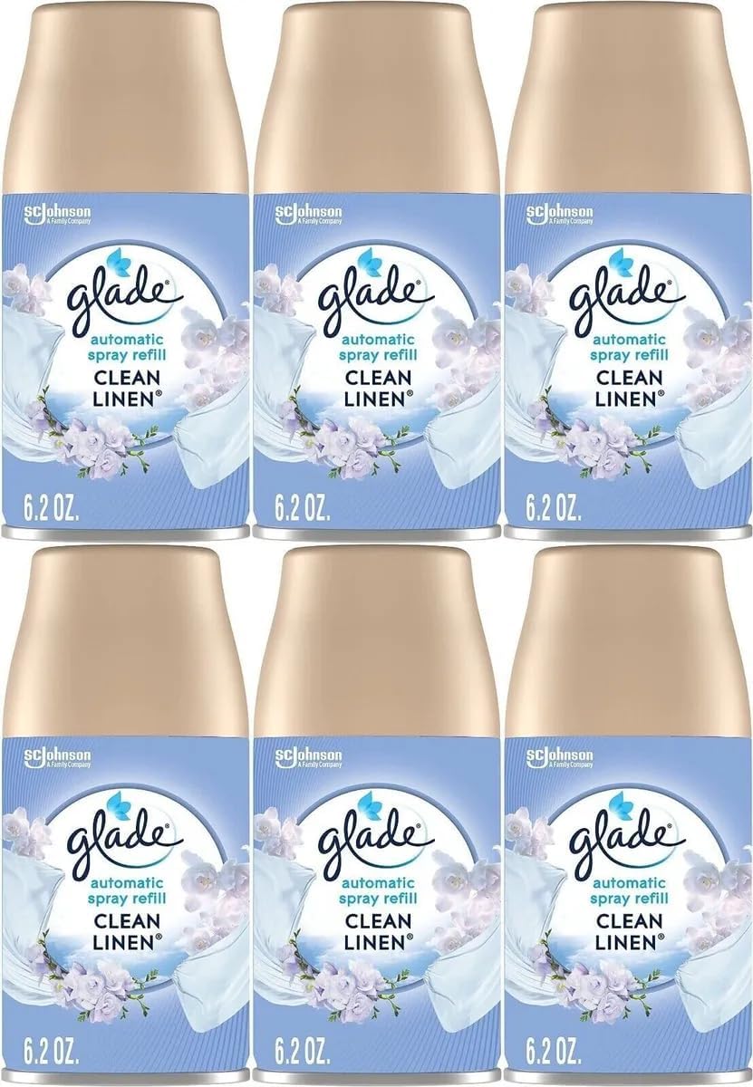 Amazon.com: Glade Automatic Spray Air Freshener, Clean Linen Scent, 6.2 ...