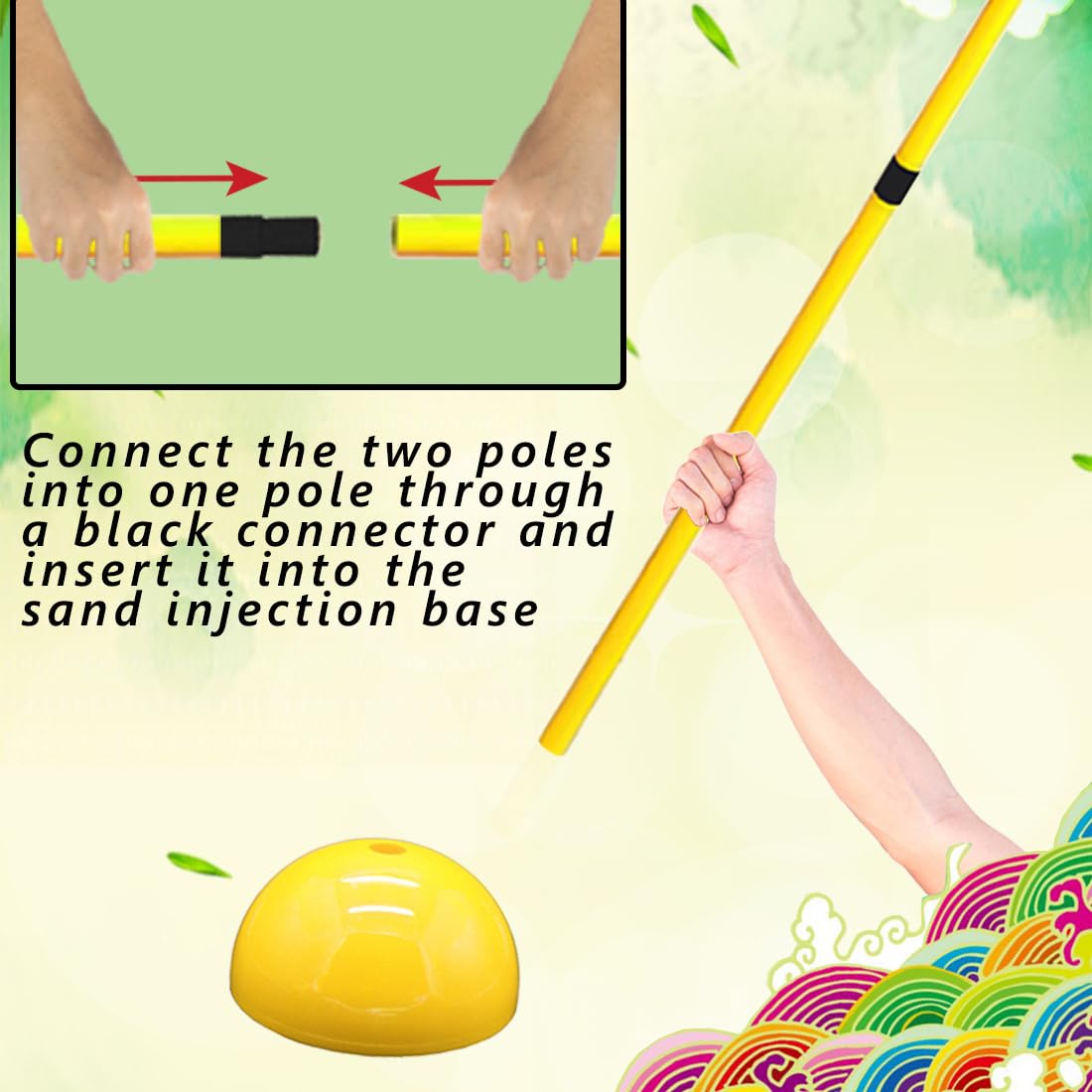 Snapklik.com : ASENVER 4.9FT Multifunction Football Agility Training ...